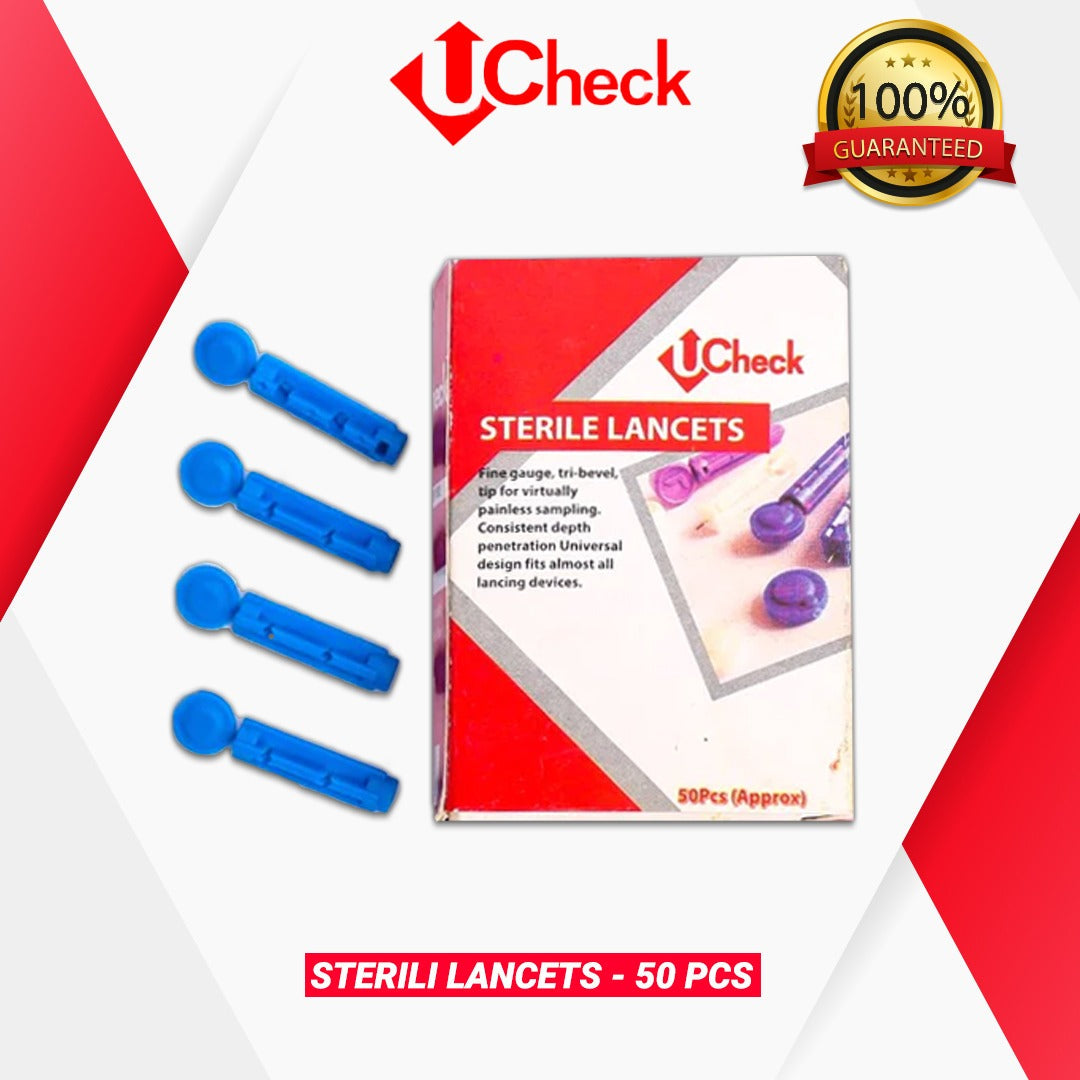 Ucheck sterile lancets - 50pcs – stethoscopes